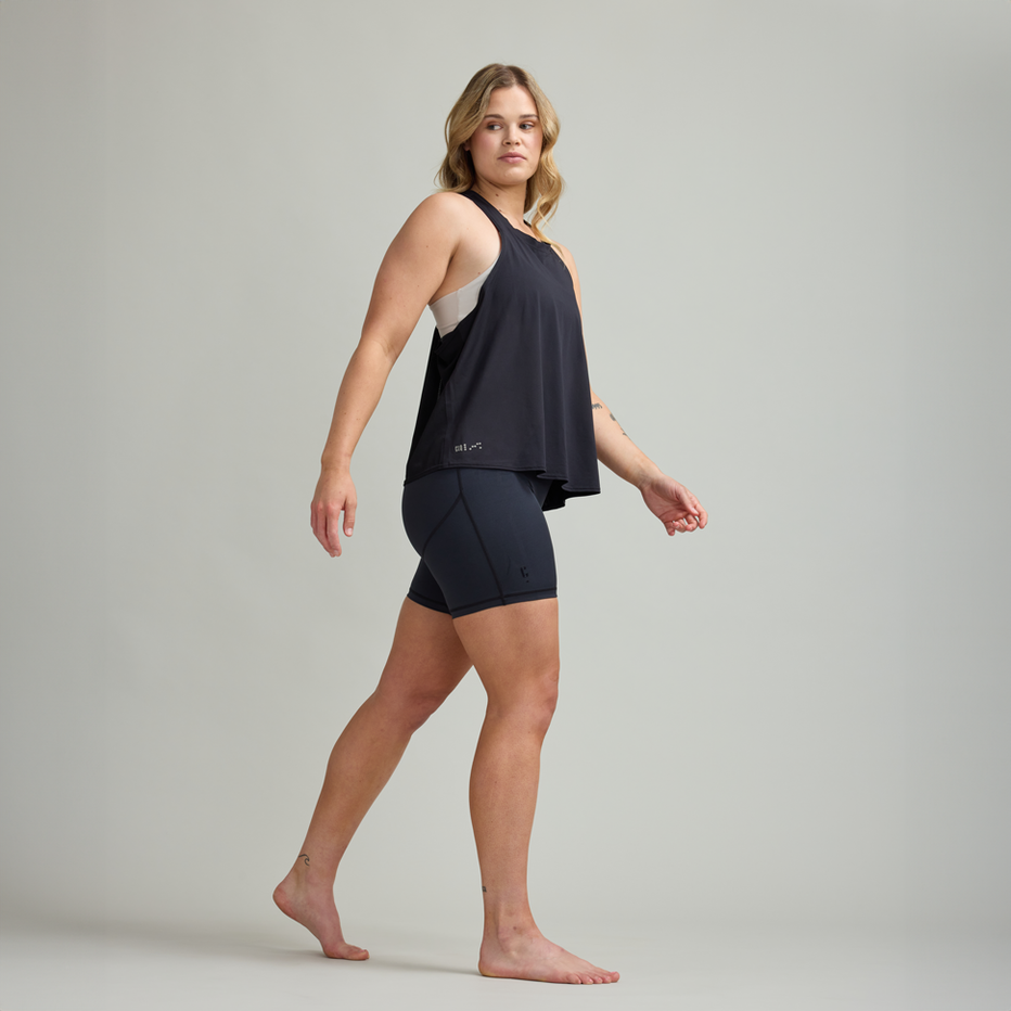 CLQ Flex Split Back Singlet Black – CLIQUE Fitness