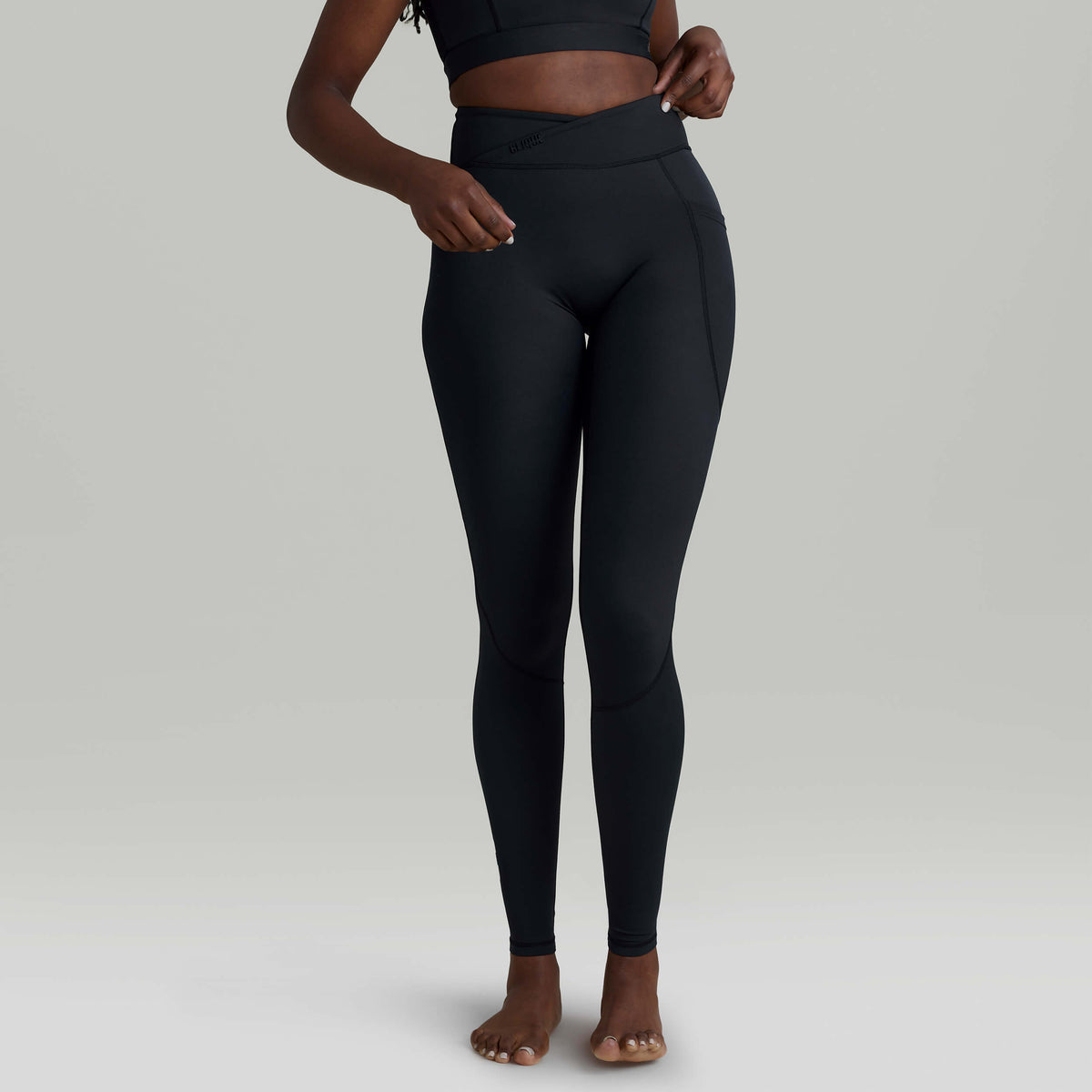 CLQ Tall Flex Tights - Stealth – CLIQUE Fitness